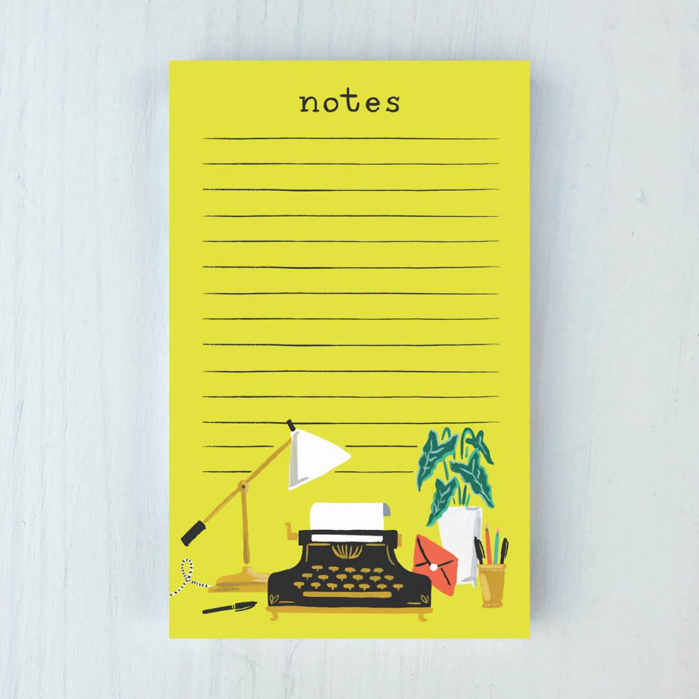 Desk Scene Notepad – Coco and Duckie