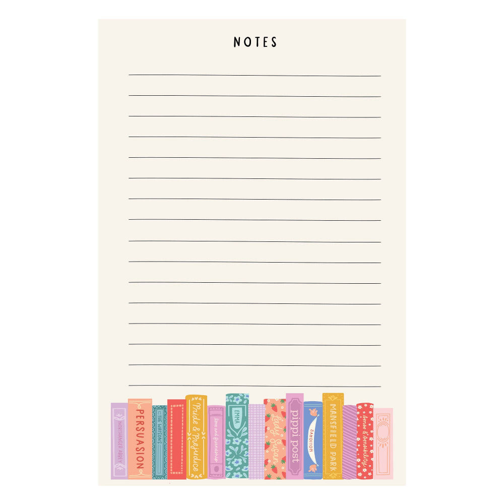 Jane Austen Book Stack Notepad – Coco and Duckie