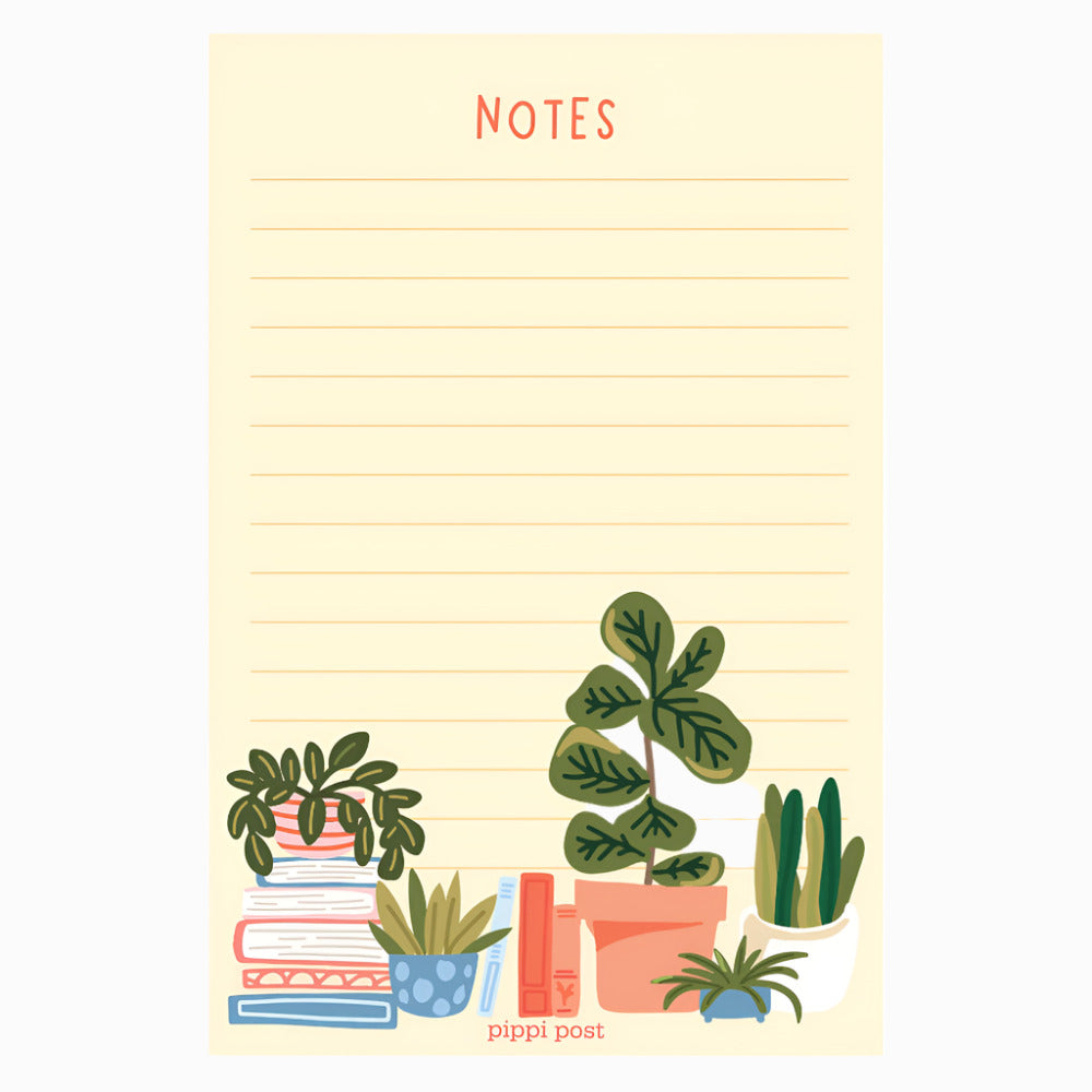 Plants and Books Notepad – Coco and Duckie