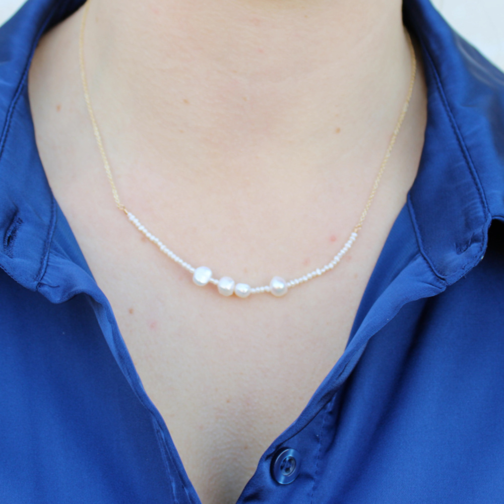 Ari Pearl Necklace – Coco and Duckie