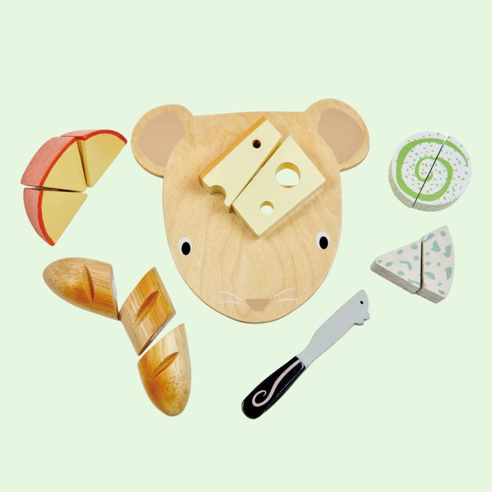 Cheese Chopping Board Play Set – Coco and Duckie
