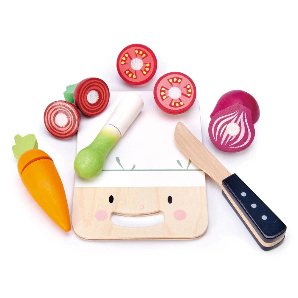 Mini Chef Chopping Board Play Set – Coco and Duckie