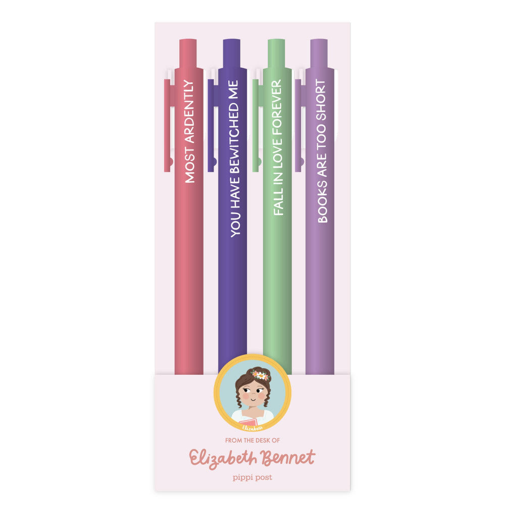 Pride & Prejudice Pen Set – Coco and Duckie