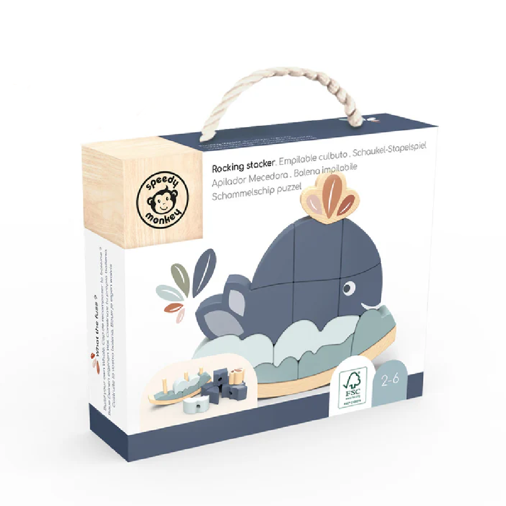 Whale Rocking Stacker – Coco and Duckie