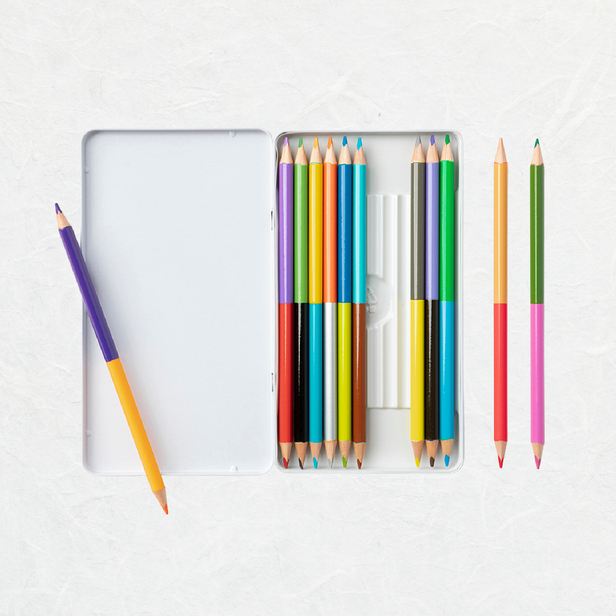 Live in Full Color Pencil Set – Coco and Duckie